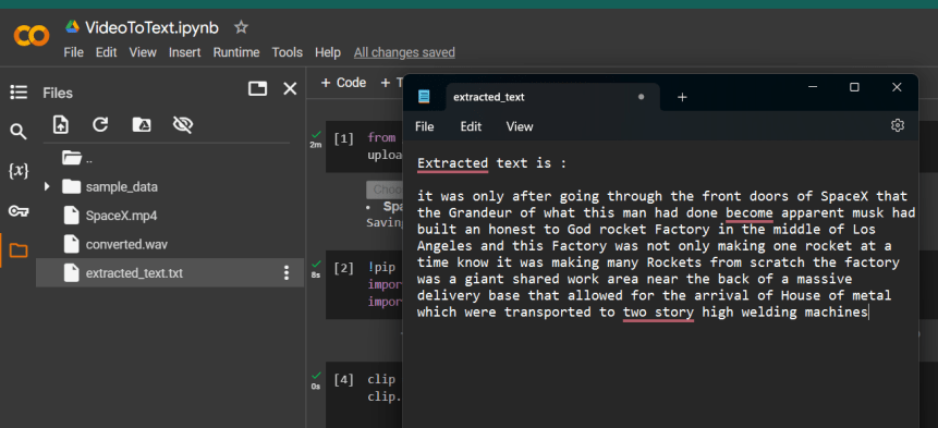 Extract Text from Video – THE NUCLEAR GEEKS
